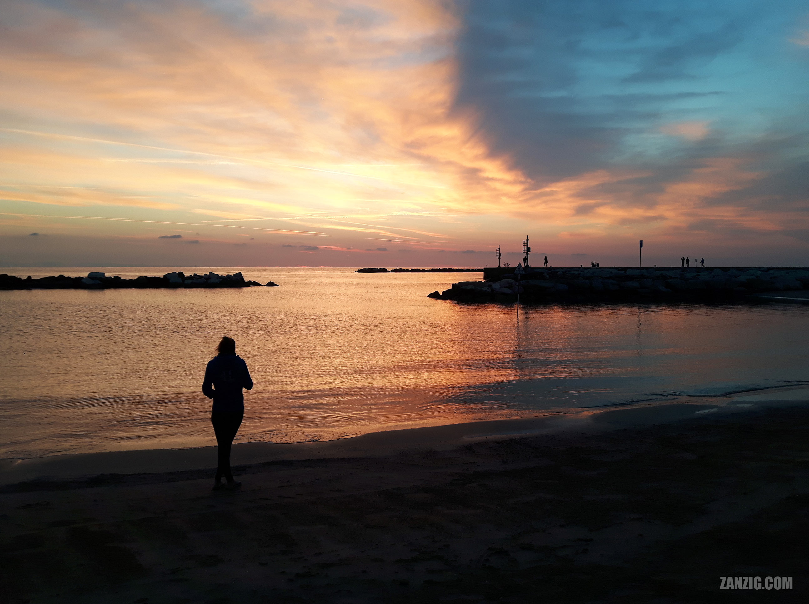 Sunrise, Bellaria, Rimini, Italy (III) – Zanzig.com Photo Hub