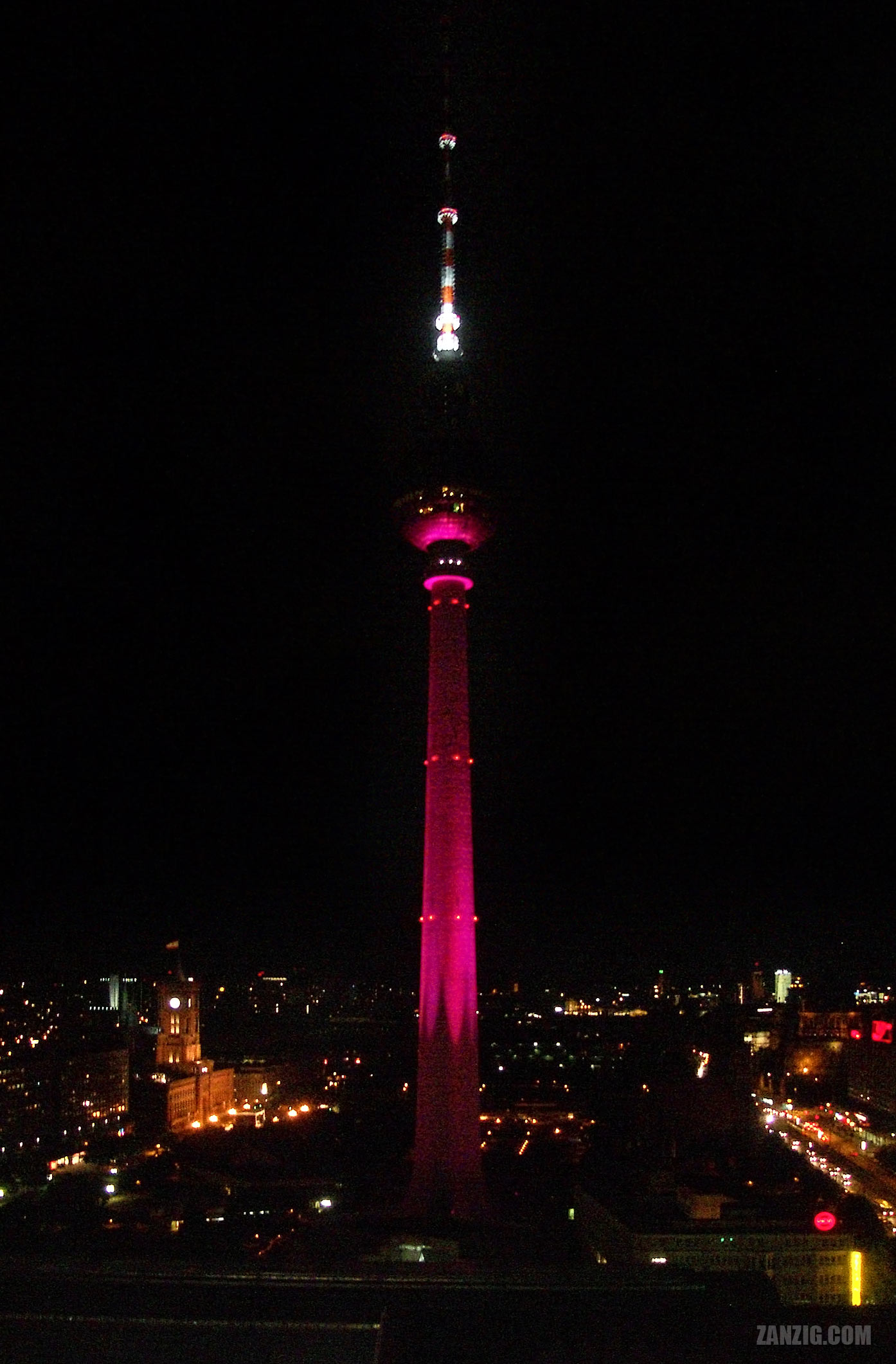 TV Tower at Night, Berlin, Germany – Zanzig.com Photo Hub